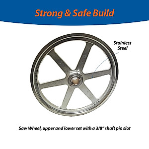 Hobart Saw Wheel Pulley, Replaces 109653 or A290863 for Models 5700, 5701, 5801, 6801