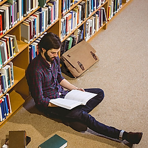 Canvas Messenger Bag for Men Women,Travel Satchel Shoulder bag 15.6 Inch Laptop Bags Business (Coffee)