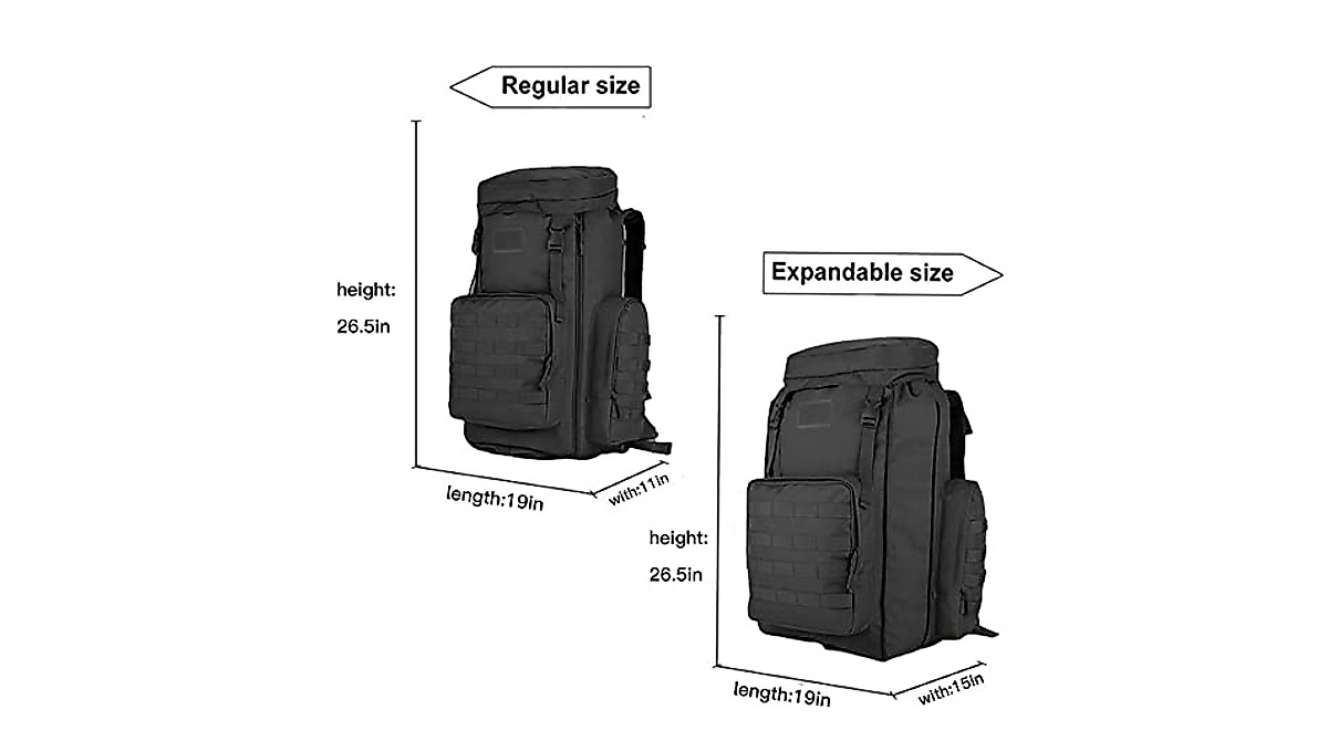Extra Large Waterproof Hiking Backpack | 70L/85L Durable Rucksack