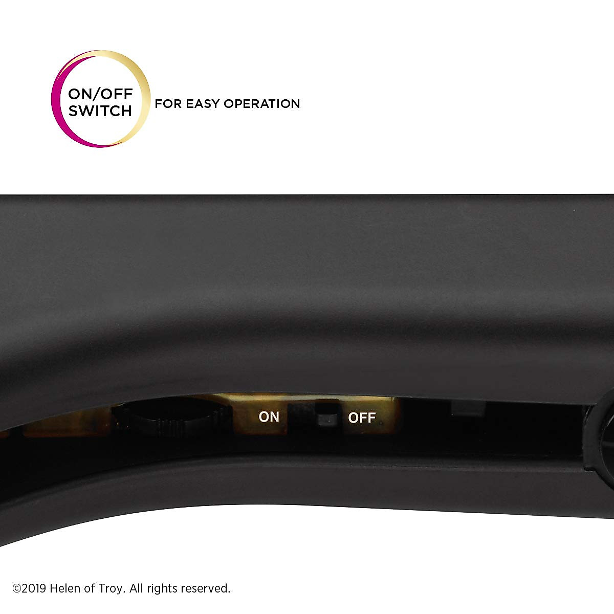 Gold N Hot Professional Ceramic 2” Hair Crimper Iron, 2 Inch (Pack of 1)