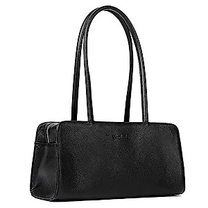 BOSTANTEN Women Designer Handbags Soft Leather Purses and Handbags Satchel Shoulder Bag Bundle with Women Leather Wallet RFID Blocking Small Bifold Wallet with ID Window