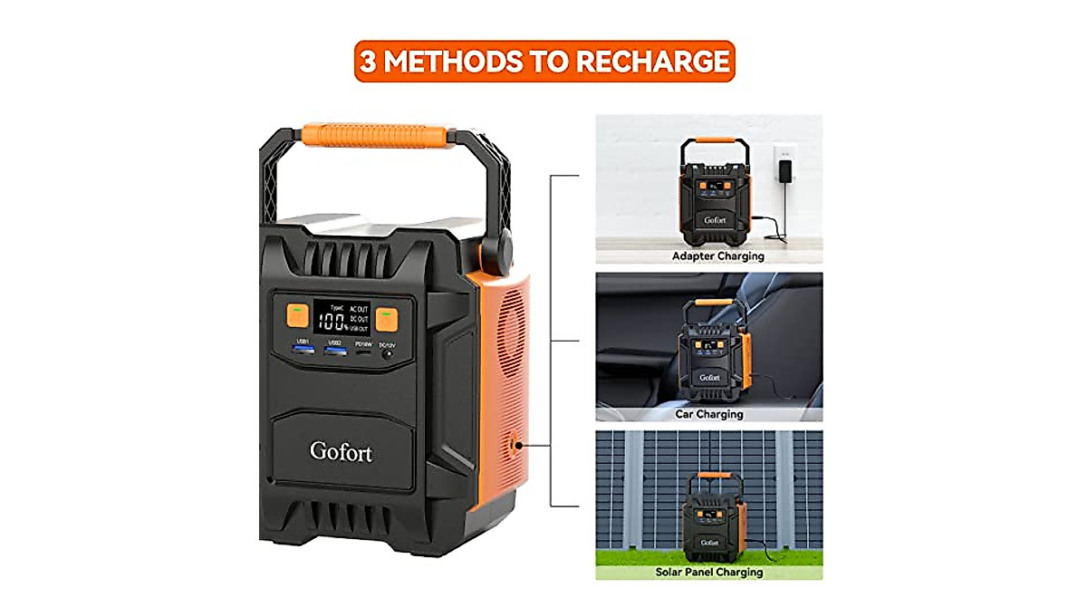 GOFORT 200W Portable Power Station | Outdoor & Home Backup