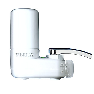 Brita Tap Water Filtration System Replacement Filters for Faucets, 3 Count, White, 3 & Tap Water Filter System, Water Faucet Filtration System with Filter Change Reminder, Reduces Lead, White