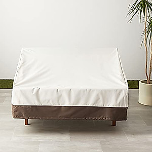 Amazon Basics 2-Seater Deep Lounge Sofa Outdoor Patio Furniture Cover