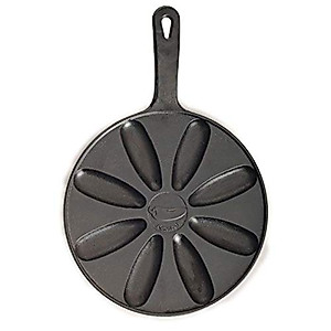 Norpro Pre-Seasoned Pepper Popper Pan, 9-inch, Black