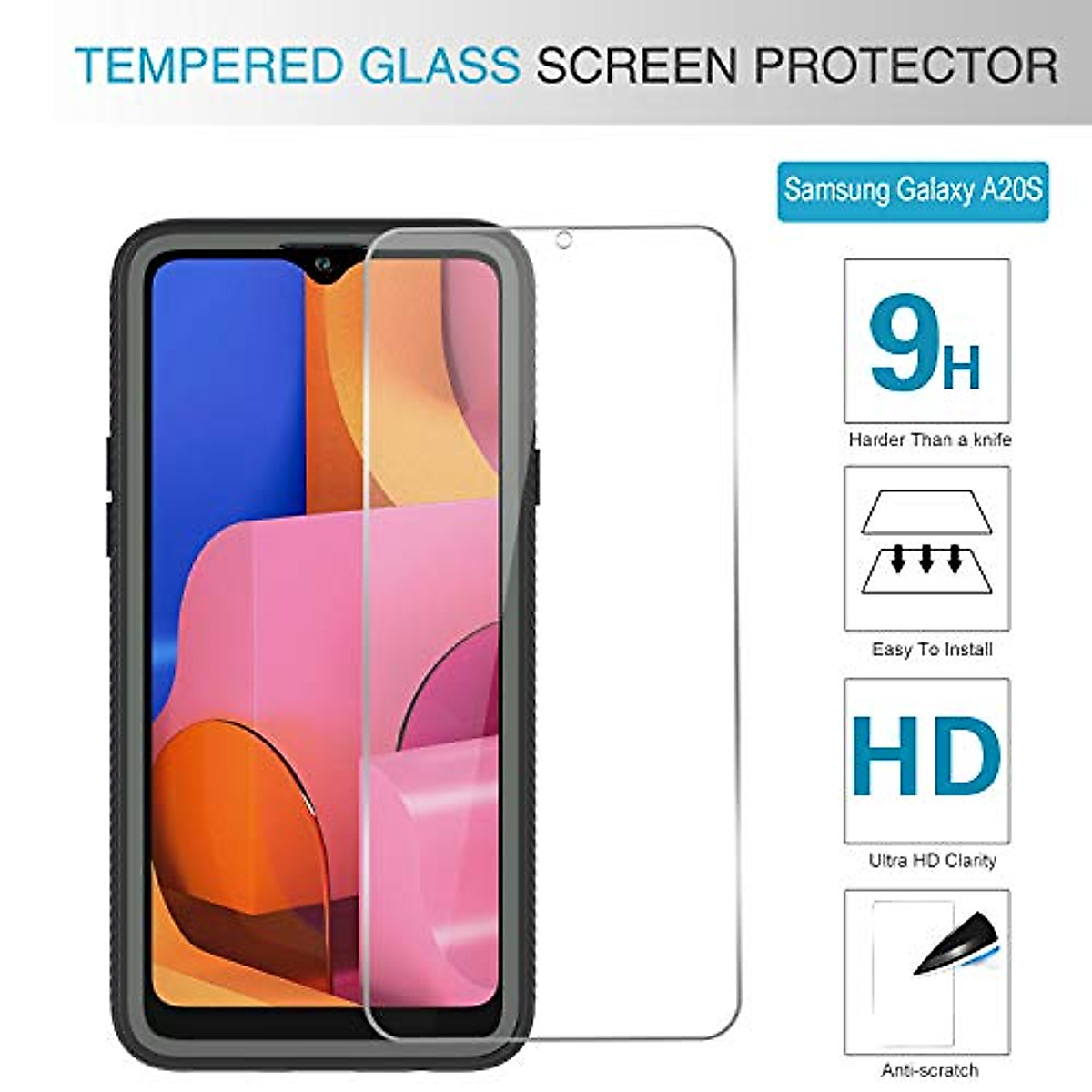 LeYi for Samsung Galaxy S10 Plus Case, Black/Clear