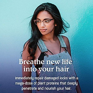 Malibu C Miracle Repair Hair Reconstructor with Cooling Menthol (1 Packet) - Nourishing Hair Repair Treatment for Weak, Damaged Strands - Scalp Invigorating Hair Care