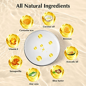 Tinioey All-Natural Lick Safe Dog Paw Balm for Dogs & Cats | 2 Pack Dog Paw Pad Balm Paw Protector, Moisturizer & Soother for Dry Cracked Paws, Noses & Elbows | Snout Soother for Dogs (1.23oz *2)