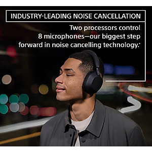 Sony WH-1000XM5 Wireless Industry Leading Headphones with Auto Noise Canceling Optimizer, Crystal Clear Hands-Free Calling, and Alexa Voice Control, Midnight Blue WH1000XM5 (Renewed)