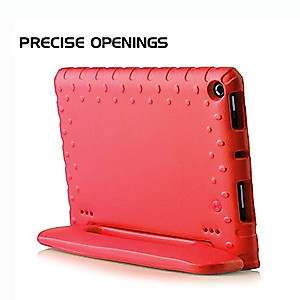 LTROP Fire HD 10 Case 2019 (Previous Model) Shock Proof Fire HD 10 Tablet Case for Kids (7th Generation and 9th Generation, 2017 and 2019) NOT for 2021 Released 11th Generation - Red