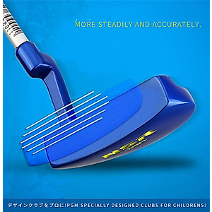 Golf Putters Kids Left Handed Beginners Practice Golf Clubs 3-12 Children Outdoor Golf Sports (Blue,for 9-12Y)