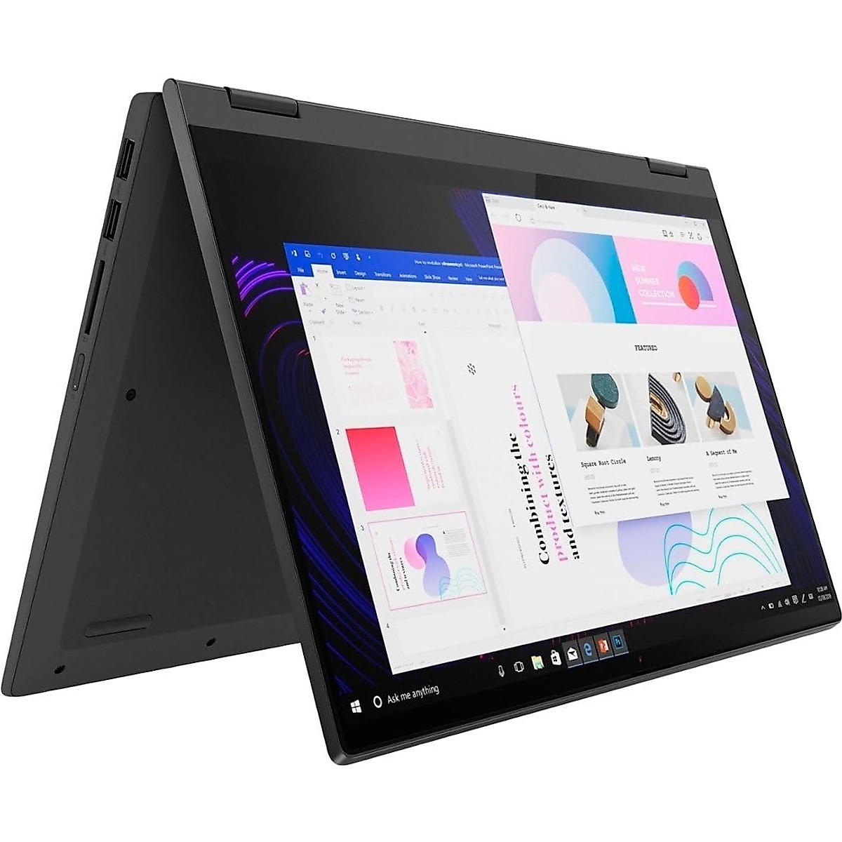 Lenovo IdeaPad Flex 5 15ITL05 15.6" Laptop, 2-in-1 Design, Touch Screen, Intel Core i5-1135G7 2.4GHz, 8GB RAM, 1 TB SSD, Backlit KB, Fingerprint, Wi-Fi6, Win11, Graphite Gray, | NoCo Bundle