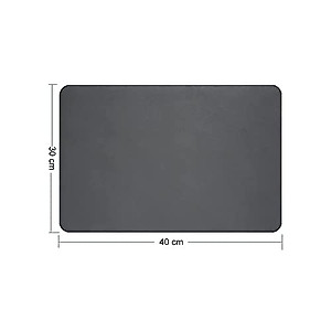 Taiyang Drying Mat for Kitchen Counter, Absorbent Drainer Mats, Dish Drying Pad with Non-Slip Bottom, Heat-Resistant, Suitable for Kitchen, Pet Drinking, Diatom Mud Mat(Graphite Black, 12"x16")