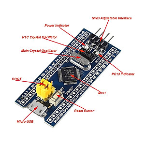 DIANN 4pcs STM32F103C6T6 Minimum System Development Board with Imported Chip STM32 ARM Core Learning Board Module