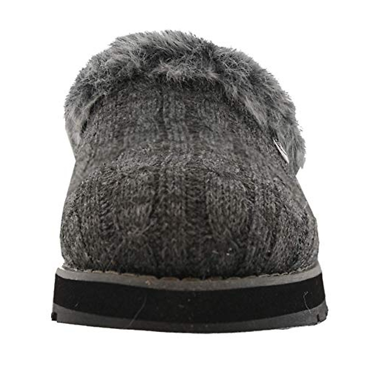 Skechers BOBS Women's Keepsakes - Ice Angel Slipper, Charcoal, 10 M US