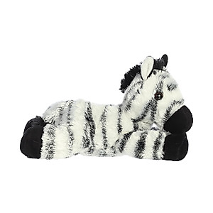 Aurora® Adorable Mini Flopsie™ Zany™ Stuffed Animal - Playful Ease - Timeless Companions - White 8 Inches