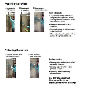 3M Stainless Steel Cleaner and Polish, 10 oz. Cans, 12 Pack, Chrome, Laminated Plastic, Aluminum, Appliances, Fridge, Exhaust Range Hood, Dishwasher, Sink