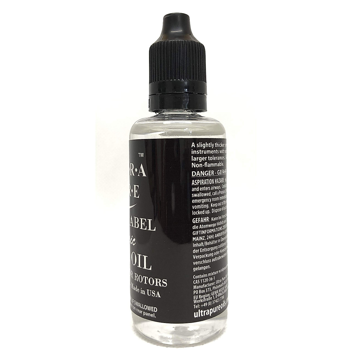 Ultra-Pure UPO-CLASSIC Classic Valve Oil 50ml with Thicker Consistency Black Label