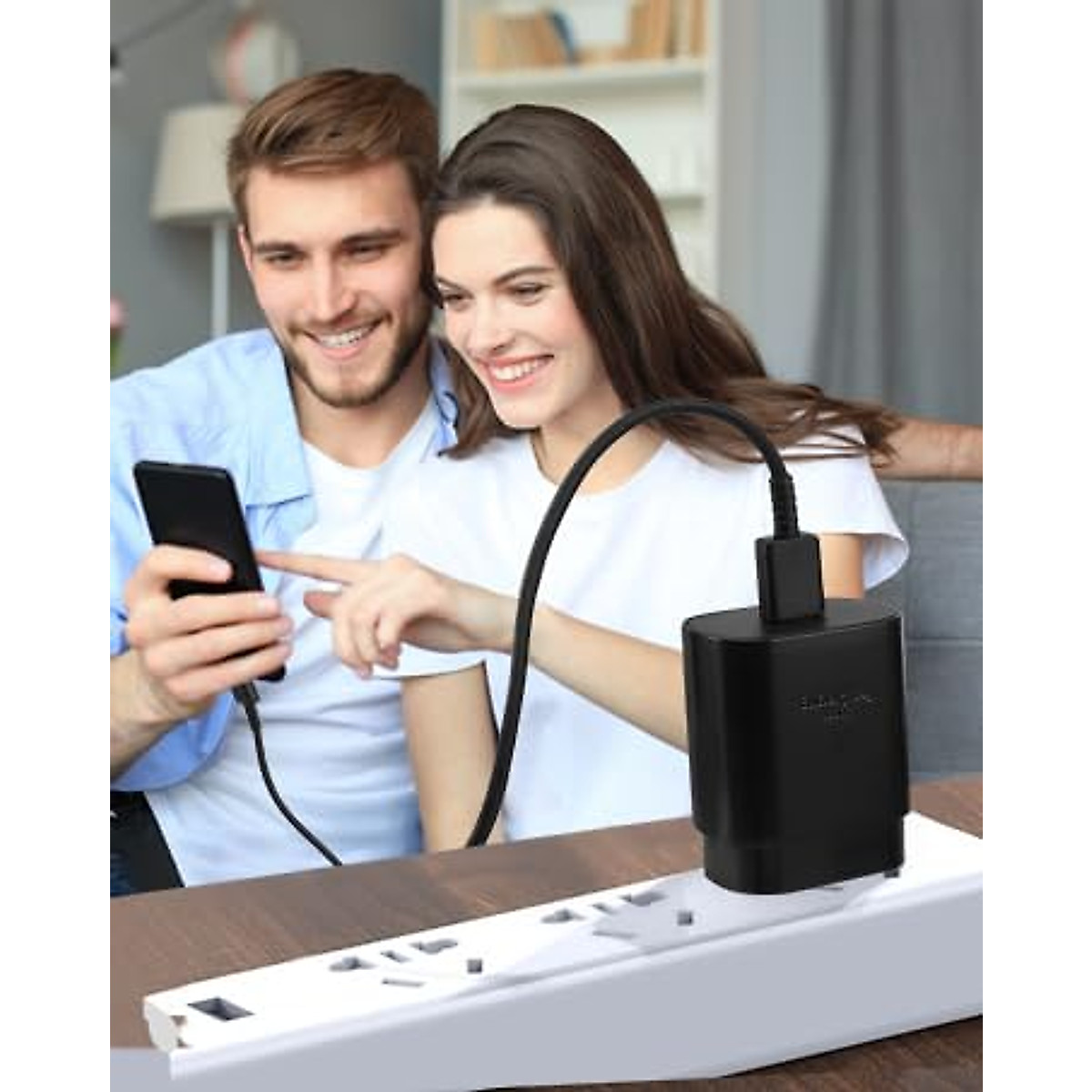 Super Fast Type C Charger, 25W USB C Wall Charger for Samsung Galaxy S24 Ultra/S24+/S24/S23 Ultra/S23/S22 Ultra/ S22/ S22 Plus, S20 / S21 Ultra Plus, Note 20 / Note 10 Plus with 6.6FT C Type Cable