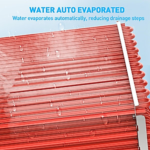 12,000 BTU Portable Air Conditioner Cools Up to 500 Sq.Ft, 3-IN-1 Energy Efficient Portable AC Unit with Remote Control & Installation Kits for Large Room, Campervan, Office, Temporary Space