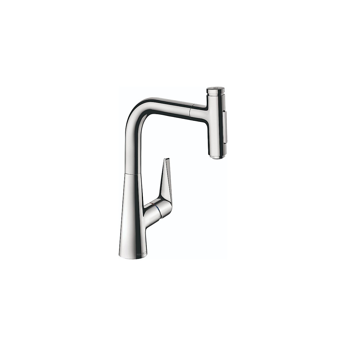 hansgrohe Talis Select S Chrome Bar Kitchen Faucet, Kitchen Faucets with Pull Out Sprayer, Faucet for Kitchen Sink, Chrome 72824001
