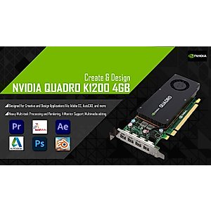 Dell Computer for Editing, Workstation PC Desktop with Powerful 4th Gen Intel Core i5, NVIDIA Quadro K1200 4GB, 1TB SSD + 2TB HDD Additional Storage, 16GB DDR3 RAM, WiFi, Windows 10 (Renewed)