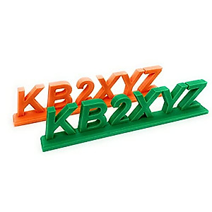 Amateur Radio or GMRS Call Sign Desk Plaque