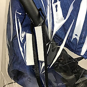 Stroller Rain Cover Universal Stroller Cover for Toddler Umbrella Stroller LLUFO Waterproof Snow Wind Weather Shield,Food Grade EVA No Odor