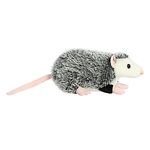Aurora® Adorable Flopsie™ Ozzie Opossum™ Stuffed Animal - Playful Ease - Timeless Companions - Black 12 Inches