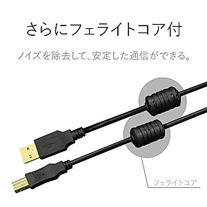 Elecom USB2.0 cable U2CBF50BK