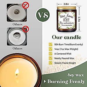 UOKPT House Warming Gifts New Home - Unique Lavender Scented Candle Presents for First Apartment Funny Housewarming Gift Ideas for New Homeowner Best Friend Women Men Couples Neighbor Guys