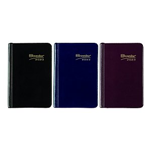 Brownline 2023 Essential Weekly Pocket Planner, 12 Months, January to December, Perfect Binding, 4" x 2.625", Assorted Colors (CB404.ASX-23)