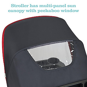 Disney Baby Mickey Mouse Simple Fold LX Travel System, Lift to fold compactly in Less Than a Second for Easy Storage; self-Standing When Folded, Mickey Blogger