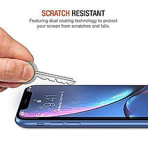Trianium Tempered Glass Screen Protector Designed for Apple iPhone 11 (2019) / iPhone XR (2018), 3 Pack HD 0.25mm Glass 9H Film (w/Alignment Case Tool included)