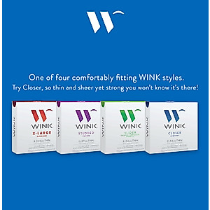 WINK Closer Condoms, 24 count