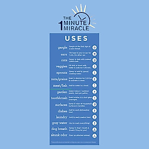 3% Food Grade Hydrogen Peroxide - 16 oz Bottle - 2 Droppers - Recommended by The One Minute Cure Book. The Choice by Professional, Alternative Medicine, and Homeopathic Communities.