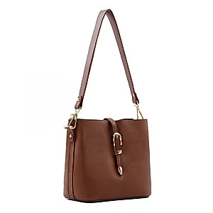 Montana West Mini Crossbody Bags for Women Vegan Leather Cute Bag Purses and Handbags (Brown) MWC-024BR