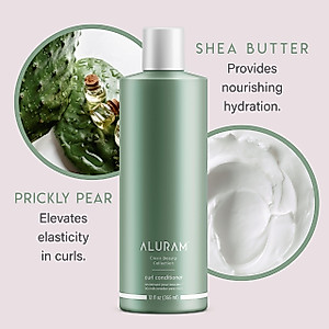 ALURAM Curl Conditioner, Clarifying Coconut Water Infused Hydration, Lightweight Moisture For Curly Hair, 12 Fl Oz