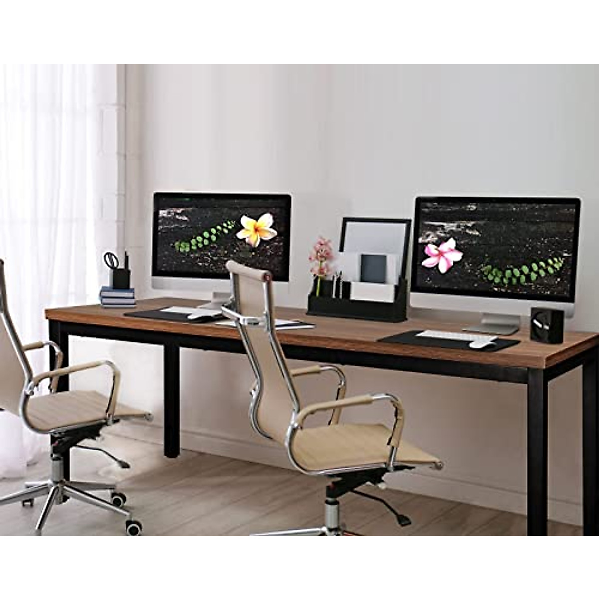 A AIRLLEN Computer Desk, 35X70 Inches Modern Simple Sturdy Office Writing Desk Study Office Table for Home Office mesa moderna escritorio de computadora