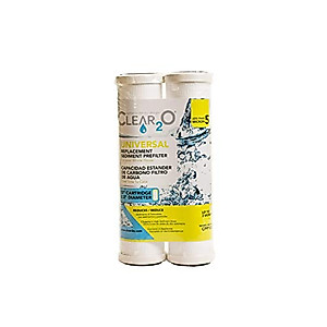 Clear2o Universal Replacement Whole House Sediment Pre-Filter CPP1002 2-Pack
