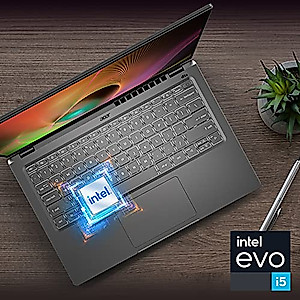 Acer Swift 3 OLED Intel Evo Thin & Light Laptop | 14" OLED 2880x1800 | Intel Core i5-12500H | Intel Iris Xe Graphics | 8GB LPDDR5 | 512GB SSD | Killer Wi-Fi 6E AX1675 | Windows 11 Home | SF314-71-51NN