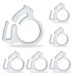 HENMI® 6 PCS Sweep Hose Attachment Clamp Clasp Replacement Pool Hose Clamps,Compatible with Polaris Pool Cleaners 180 280 360 380 480 for Polaris Tail Clamp B15 B-15