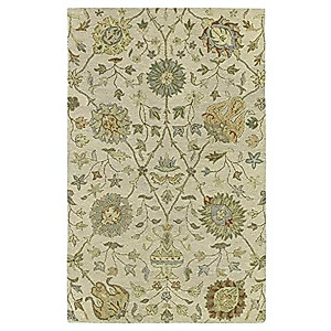 Kaleen Helena Collection Hand Tufted Area Rug, 5' x 7'9", Ivory