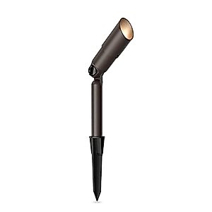 Malibu Landscape Spotlight 20W Flood Light 12V Low Voltage Outdoor Yard Light 176 Lumen 3000K Warm White Metal Landscape Lighting with Halogen Replacement Bulb Connector and Stake