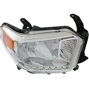 HDOZTOJI Headlight Halogen Bulb Right Side Clear Lens W/Bulb Headlamp 811100C091 13448252 TO2503219