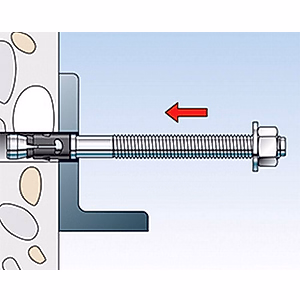 Fischer – Wall Anchors 16 x 148 FAZ II, Bolts for Concrete, Box of 10