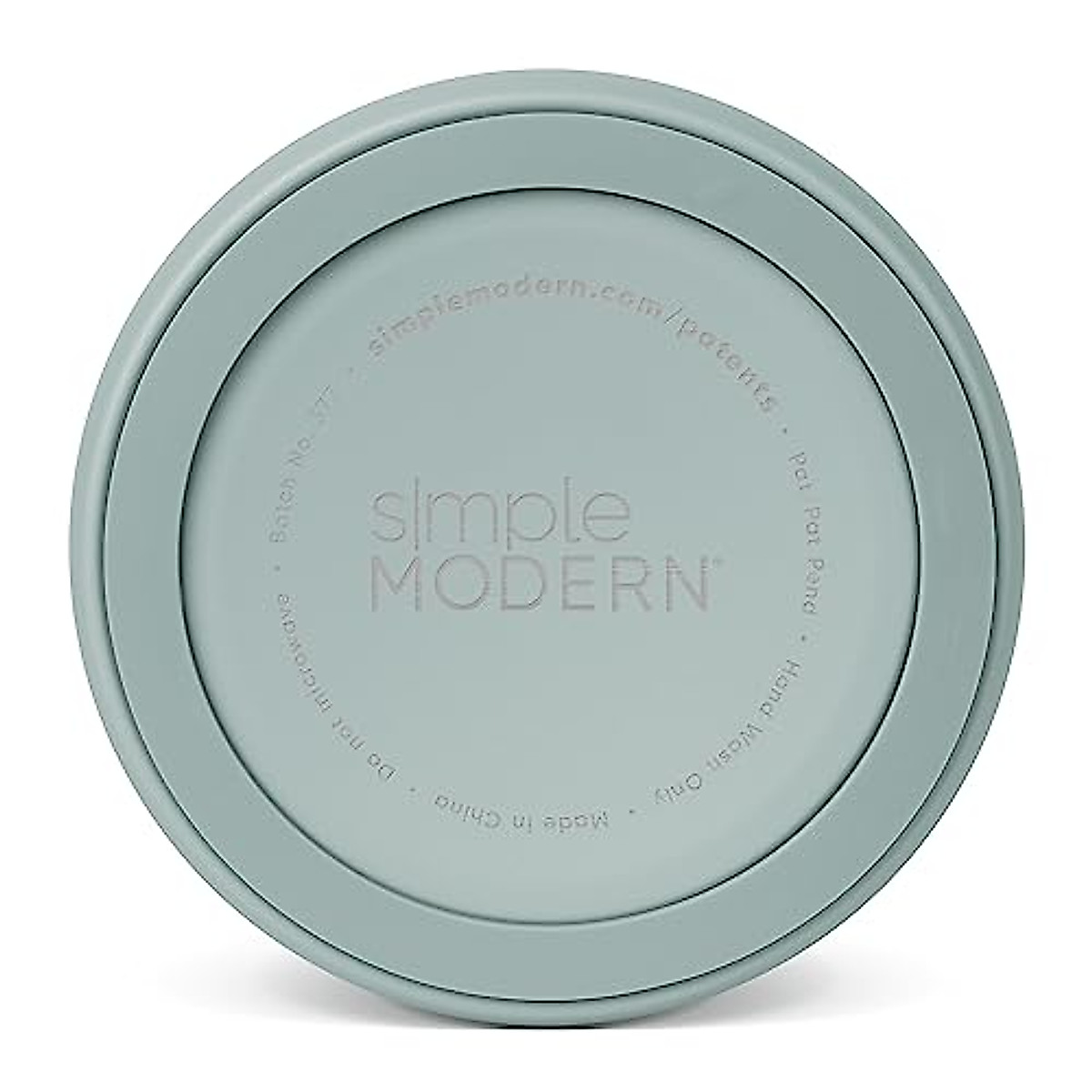 Simple Modern Stainless Steel Pet Water Bowl for Dogs & Cats | Insulated Stainless Steel Food Bowls for Dog Cat | No Tip No Slip BPA Free | Bentley Collection | Medium (4 Cups) | Sea Glass Sage