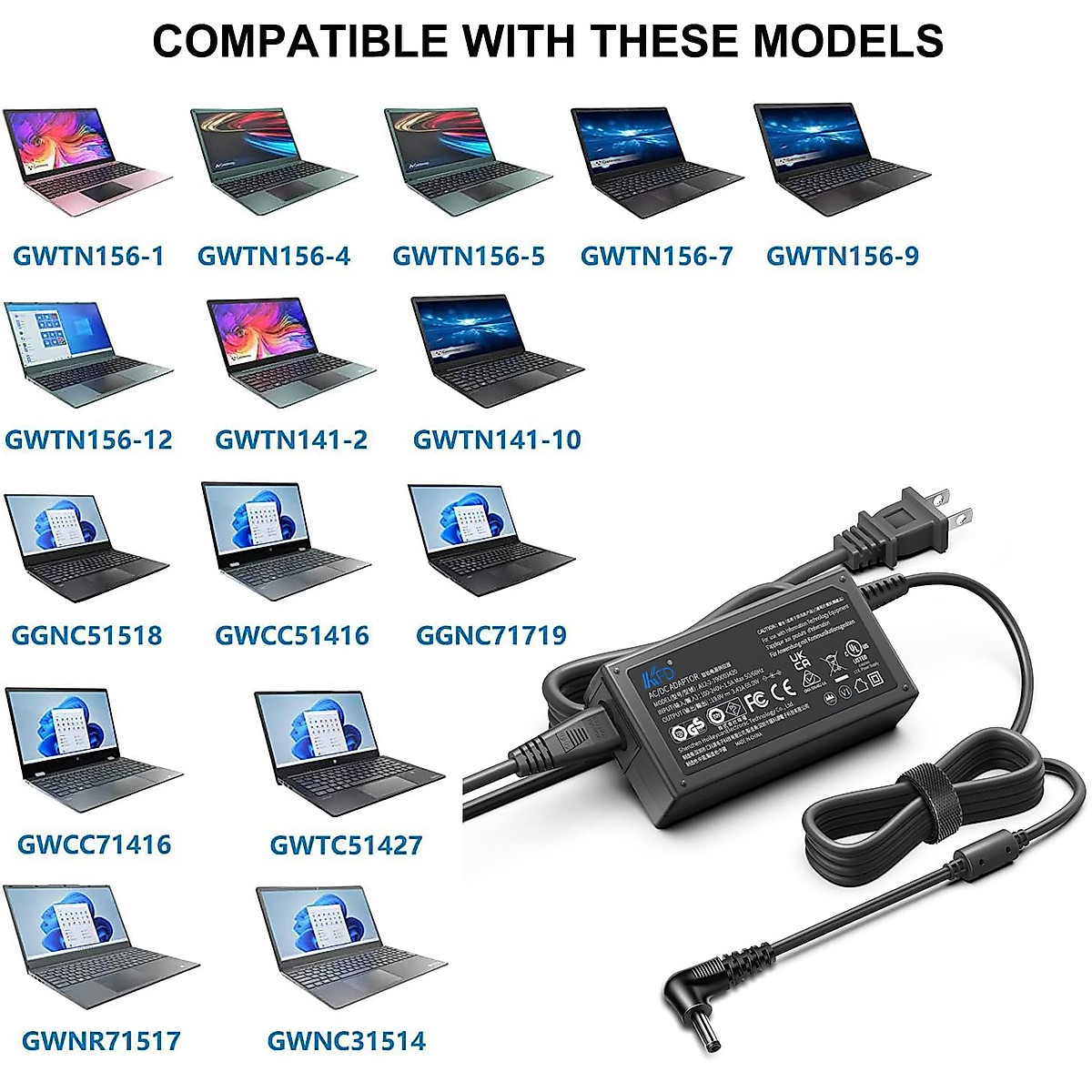 KFD 19V AC DC Adapter for ViewSonic M1 M 1 Plus M1Plus M1+ Portable Cinema LED Projector VS17337 VS18242 Charger View Sonic M1-S M1 Projector Gateway GWTN156-1 GWTN156-5 Power Supply Cord Cable
