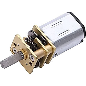 Sopepoyie N20 DC 3V Mini Metal Gear Motor Micro Speed Reduction Gear Motor 1000RPM Metal Gear Micro Motor 2PCS