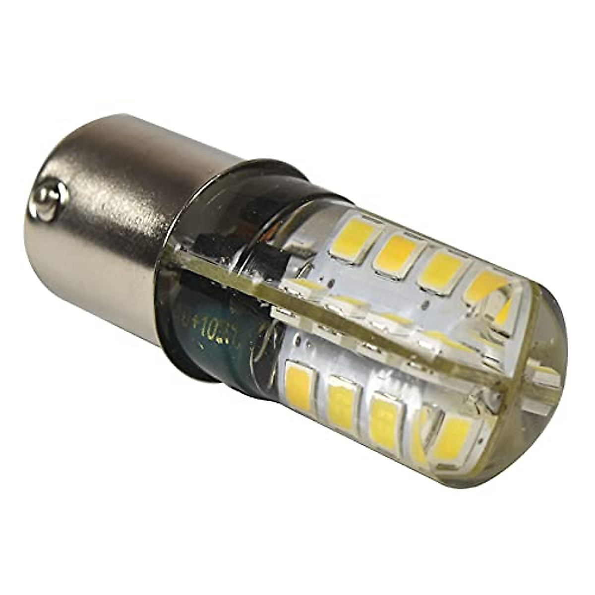 HQRP 2-Pack 1156 Ultra Bright LED Bulbs Cool White compatible with John Deere JD AD2062R Parts Replacement LA115 D130 CS & CX Gator D110 GT235 L130 s240 X300 LT155 LA130 318 316 L110 GT245